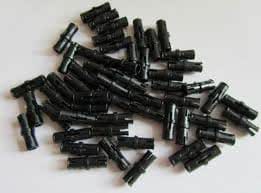 Lego Technic 4121715, set of 90 pins in black colour : Amazon.co.uk ...