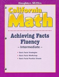 Buy Houghton Mifflin Mathmatics California: Achieving Facts Fluency Intermediate Levels 3-6 Book ...