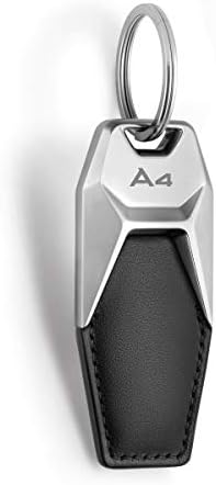 Audi 3181900600 brelok do kluczy z Logo, metalowy, skórzany, Czarny ...