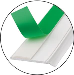 greenteQ PVC flat strips with rounded corners, foam adhesive tape and ...