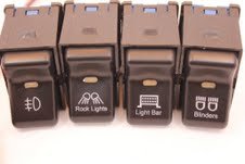 Amazon.com: Fits The Jeep TJ Wrangler Rocker Switch 4 Switch Kit- Light ...