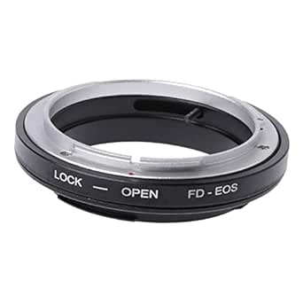 MERISHOPP Aluminum Mount Adapter Ring For Canon Fd Lens To Eos Ef 5D ...