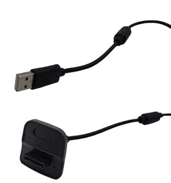 Amazon.com: Adapter Compatible Charging Cable for Xbox 360, Wireless ...