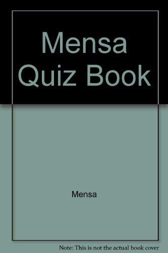 Mensa Quiz Book: Mensa: 9781858683829: Amazon.com: Books