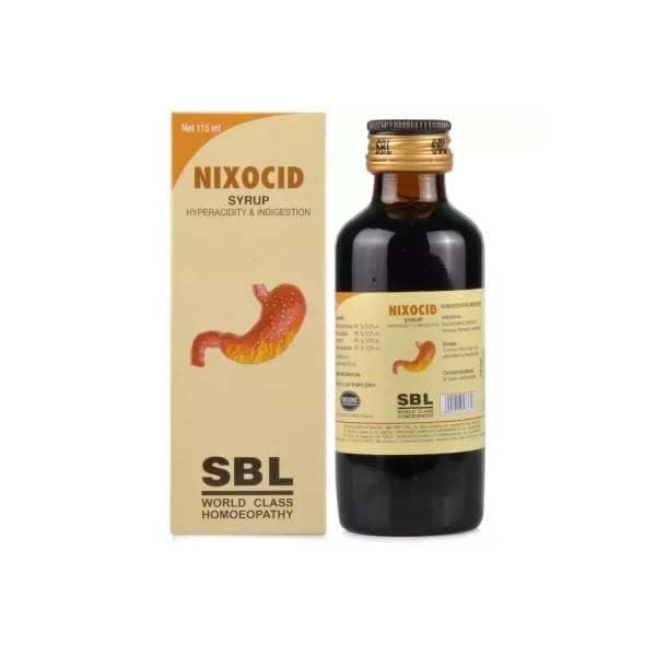 Buy NIXOCID SYRUP 115 ML SBL | Shophomeo® Online at Low Prices in India ...
