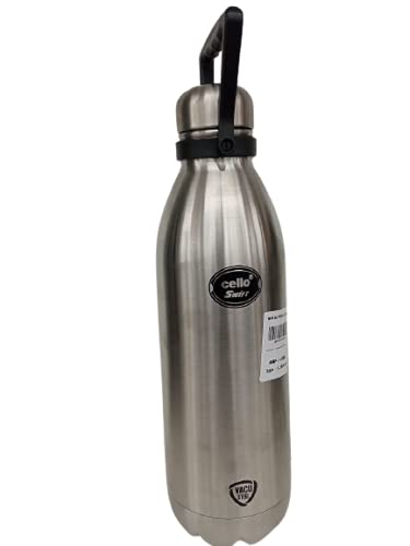 Cello steel bottle silver color, 1800ml : Amazon.in: Home & Kitchen