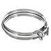 PATIKIL Duct Clamp, 6"(150mm) V-shape Clamp 304 Stainless Steel Pipe ...