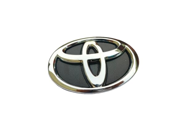 KashKart 3D Monogram Corolla Grille Emblem, Front Chrome Badge, Grill ...