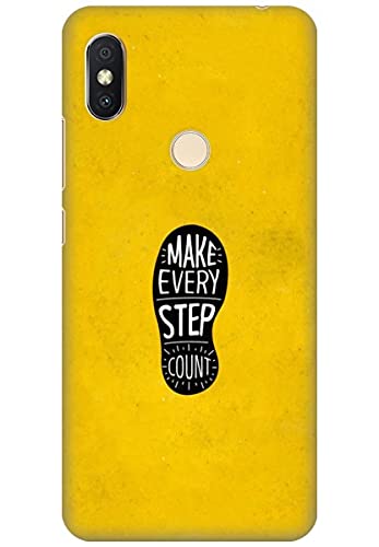 Make Every Step Count Printed Back Cover Phone Case for Redmi Y2 Back ...
