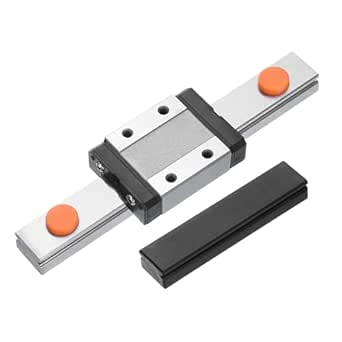 uxcell MGN12 100mm Linear Guide Rail with MGN12C Sliding Carriage Block ...