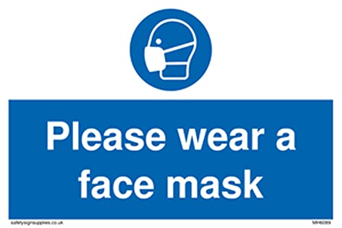 Please wear a face mask sign – BigaMart