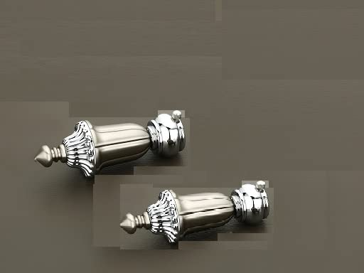 Buy SNAZZY - Luxruy Designer Curtain Finials/Curtain Rod Finial/Curtain ...