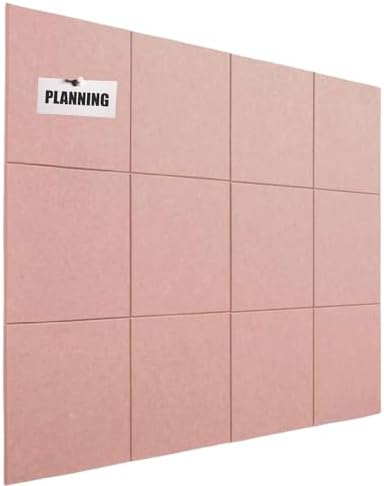 Amazon.com: FELTIQUE Premium Large Pink Cork Board for Girls Room - 12 ...
