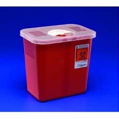 SharpSafety Large Volume Sharps Containers - Red, 2 Gallon - : Amazon ...