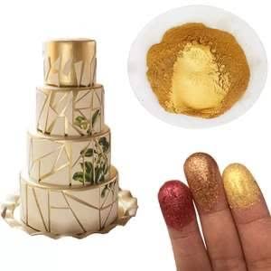 Edible gold Dust for Painting/Decoration on Cakes, Cupcakes, Cookies ...