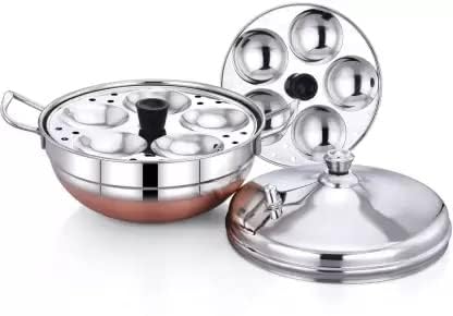 WHEEL CREW 2 IN 1 Stainless Steel Multi Kadai with Induction Base with ...