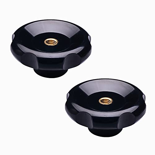 Aoktorkit 2 Pcs Female Thread Knobs, M12 x 60mm Clamping Knob, Plastic ...