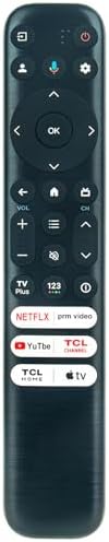 Amazon.com: Voice Replace Remote Control Compatible with TCL 55" 65" 75 ...