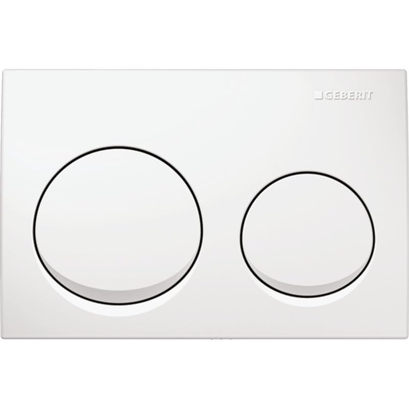 Geberit Flush Plate | White | Alpha 20 Series | 115.040.11.3 | 2 Years ...