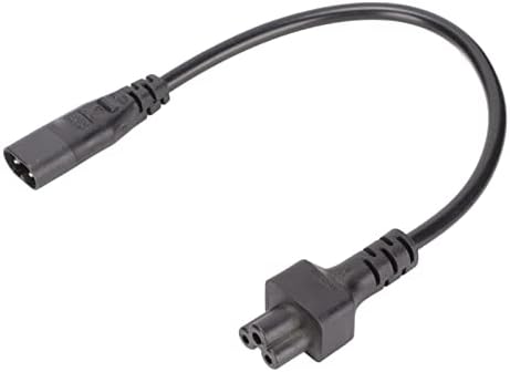 Zunate 3 Pin Power Cord IEC320 C8 Male to C5 Female Power Cord Adapter ...