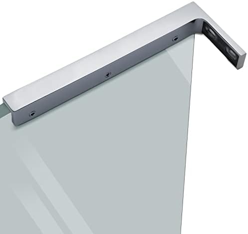 Amazon.com: LukLoy Fixed Glass Shower Panel Wall to Glass Support Bar ...