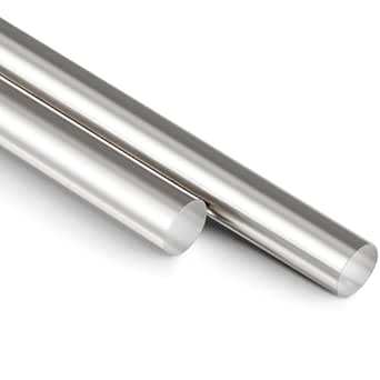 MorningRo 2 Pcs 304 Stainless Steel Welding Rods, 0.375'' x 36'' Metal ...