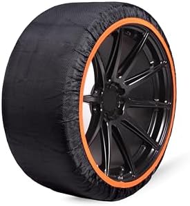 SNOWGO - Set of 2 Textile Snow Socks - Size XS to XXL - Approved 16662 ...