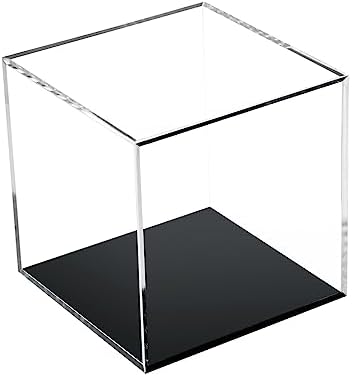 Amazon.com: Kcgani Transparent Acrylic Square Cube Containers with Lid ...
