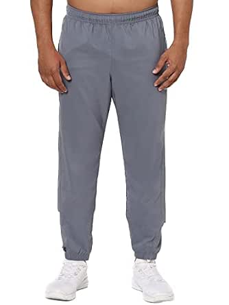 Domyos By Decathlon Men Solid Grey Quick Dry Training Track Pants ...
