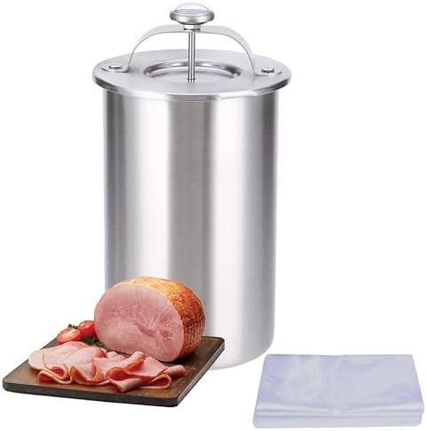 Amazon.com: PTMTFYL Meat Press Cooker, Stainless Steel Ham Maker with ...