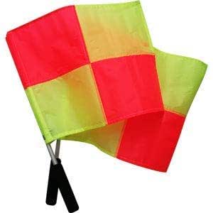 Vivi5 Linesman Flags (Set of 2) for Soccer, Football, Hockey Referee ...