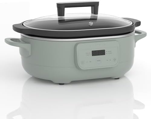 Amazon.com: MAGNIFIQUE 6 Quart Programmable Slow Cooker Removable ...