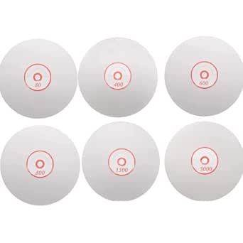 6PC Diamond Flat Lap Disc, 80#400#600#800#1500#3000 Grit 6Inch Flat Lap ...