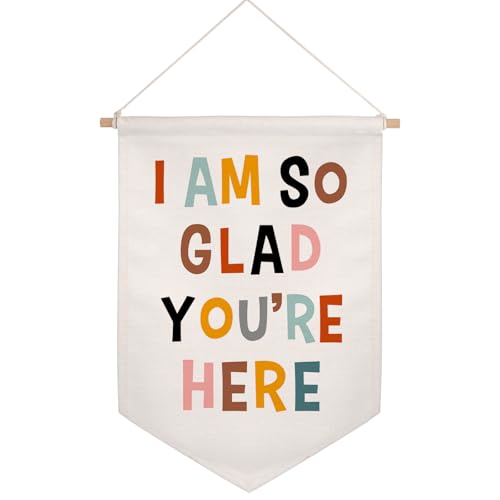 Amazon.com: Classroom Decor, I Am So Glad That You’re Here Pennant ...