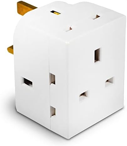 BAANI 2 Way Double Plug Adaptor - Multi Plugs Extension Sockets Adapter ...