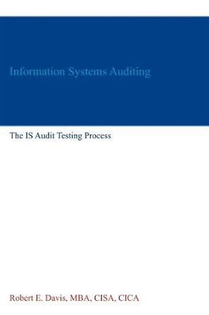 Amazon.com: Information Systems Auditing: The IS Audit Testing Process ...