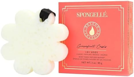 Amazon.com: Spongelle Grapefruit Cassis Spongette Loofah Body Scrubber | Bath & Shower Loofah ...