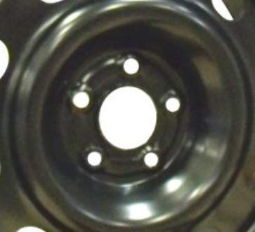 Car Rims RTX Steel Wheel 19x7.5 5x108 ET 40 Black X49518 Rims 19 Inch