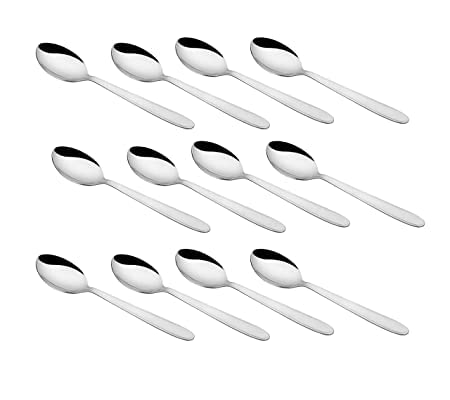 Buy TOFO Stainless Steel Table Spoon/Cutlery Spoon/Table Ware Set of 12 ...