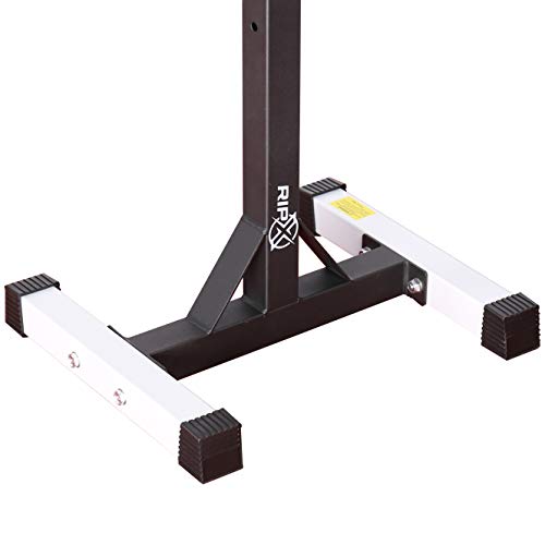 RIP X Adjustable Weight Lifting Squat Rack Stands with Spotters ...
