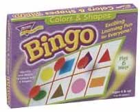Trend Enterprises : Colors and Shapes Bingo, for Ages 3 and Up -:- Sold ...