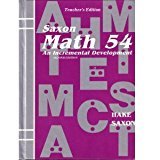 Math 54: Hake, Stephen, John Saxon: 9780939798223: Amazon.com: Books