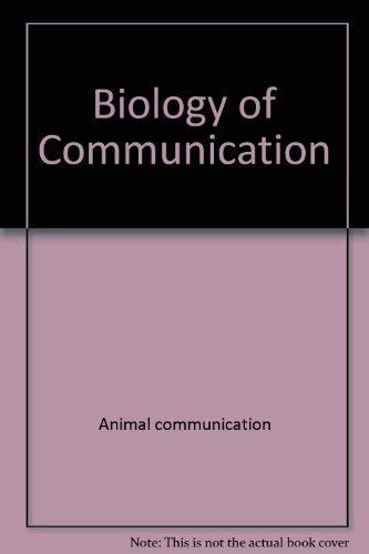 Biology of Communication (Tertiary Level Biology): Lewis, D. Brian ...