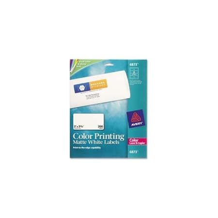 Amazon.com : Avery 6876 Color-Printing Shipping Labels, 4-3/4 x 7-3/4 ...