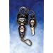 Amazon.com: Decorative Working Skull & Bat Lock and Key Set : Tools ...