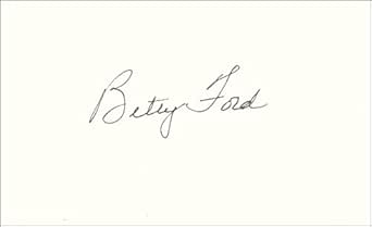 Amazon.com: First Lady Betty Ford - Signature : Collectibles & Fine Art