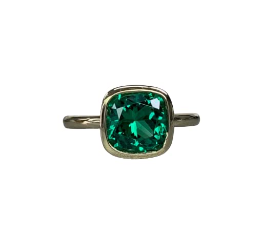 Buy Venus Gems Gallery Beautiful Zambian Emerald Stone Ring Original ...