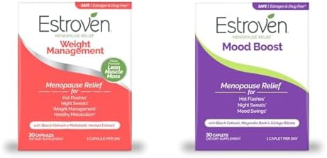 Amazon.com: Estroven Weight Management for Menopause Relief - 30 Ct ...