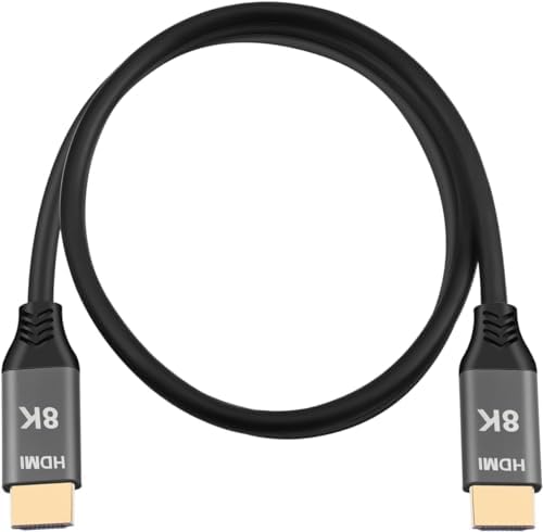 Amazon | symoode hdmi ケーブル 8K 1M 純正 HDMI 2.1ケーブル 超高速 48Gbps 8K@60Hz 4K 120Hz ウルトラハイスピード PS5/PS4用 ...