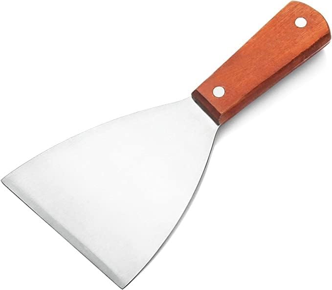 Buy Besillia Stainless Steel Cleaning Spatula,Grill Griddle Scraper ...